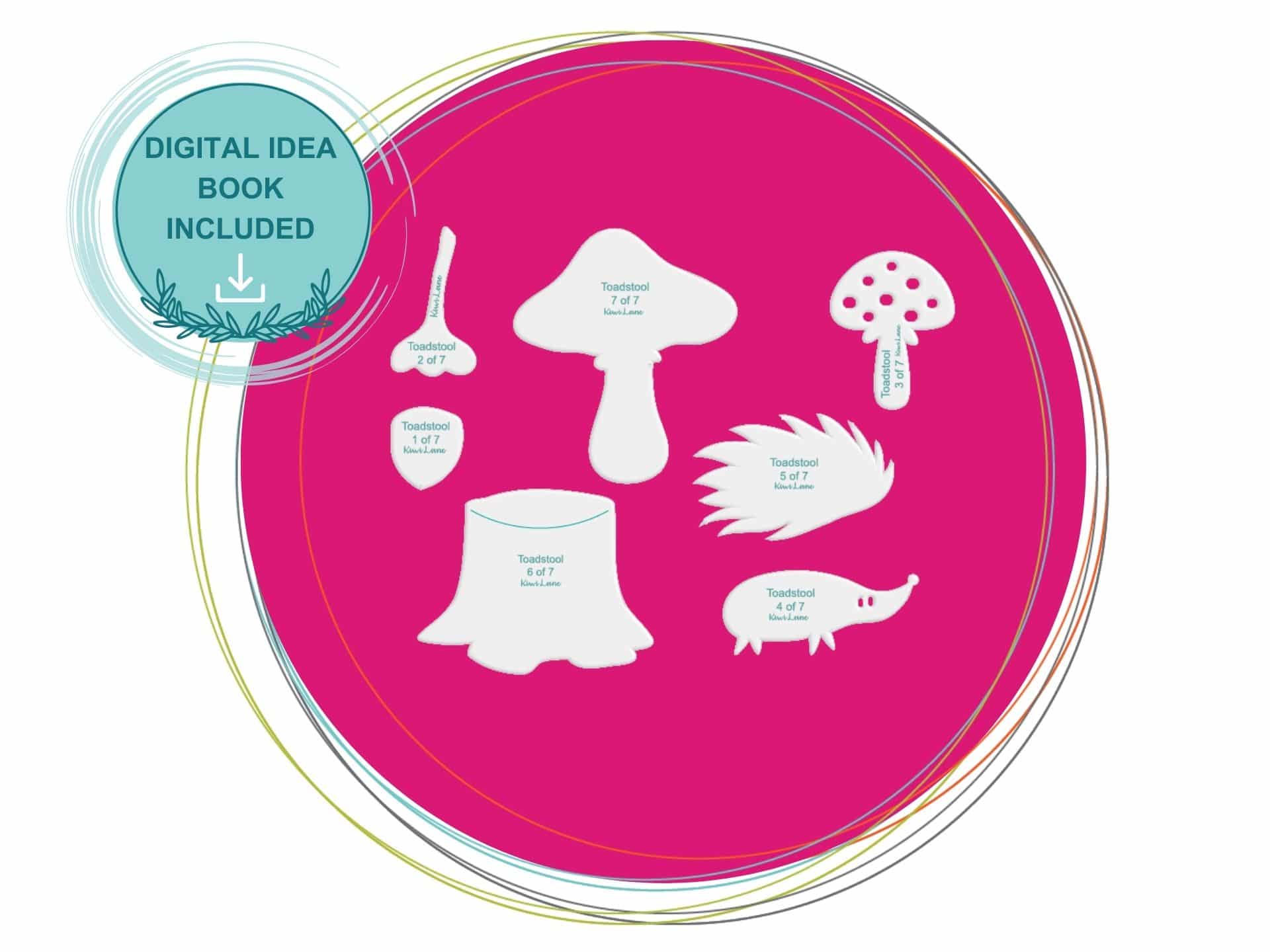 Toadstool Template Set | Whimsical Woodland & Forest Creature ...