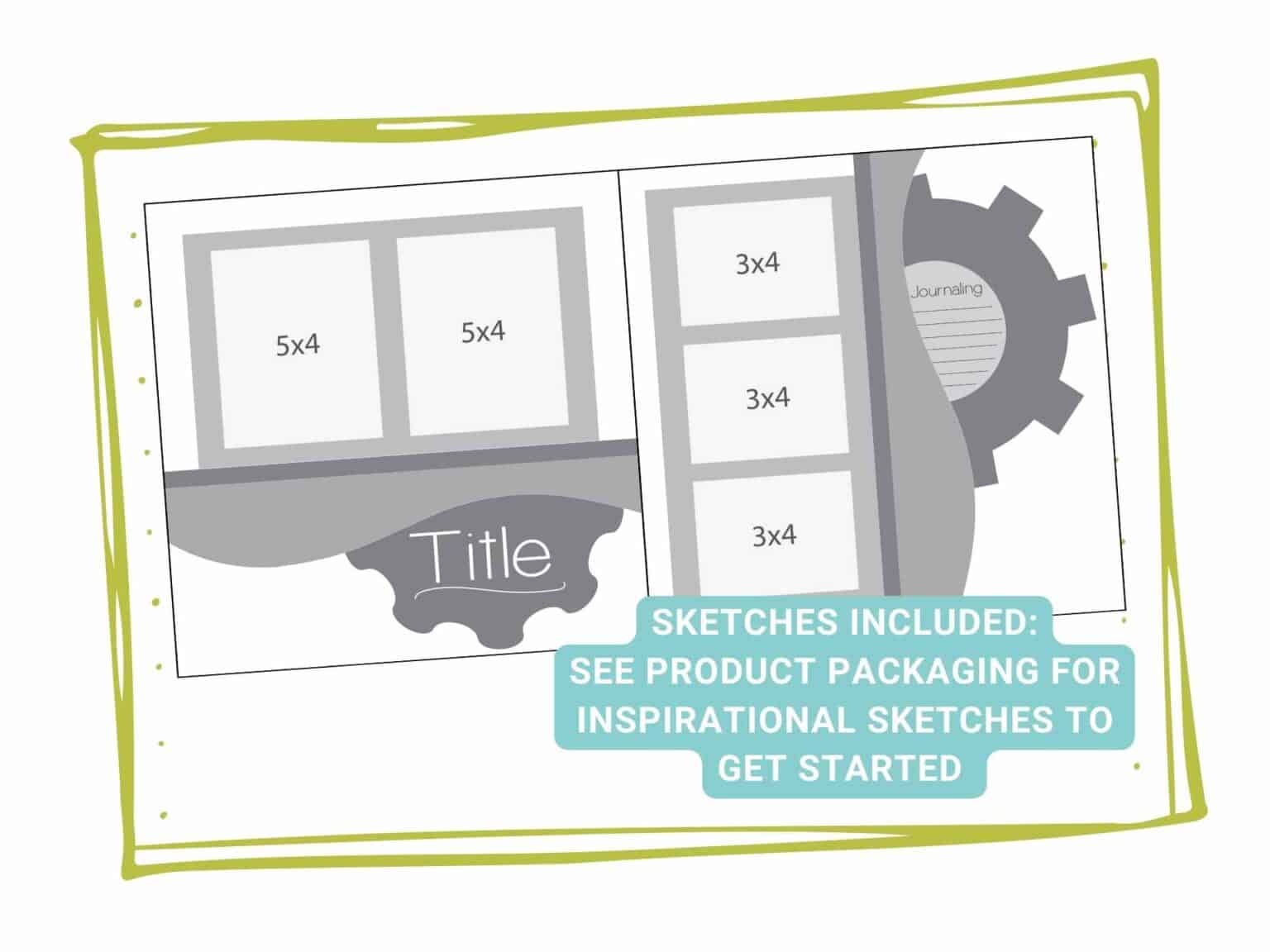 Gadgets Template Set – Scrapbooking Shapes Made Simple