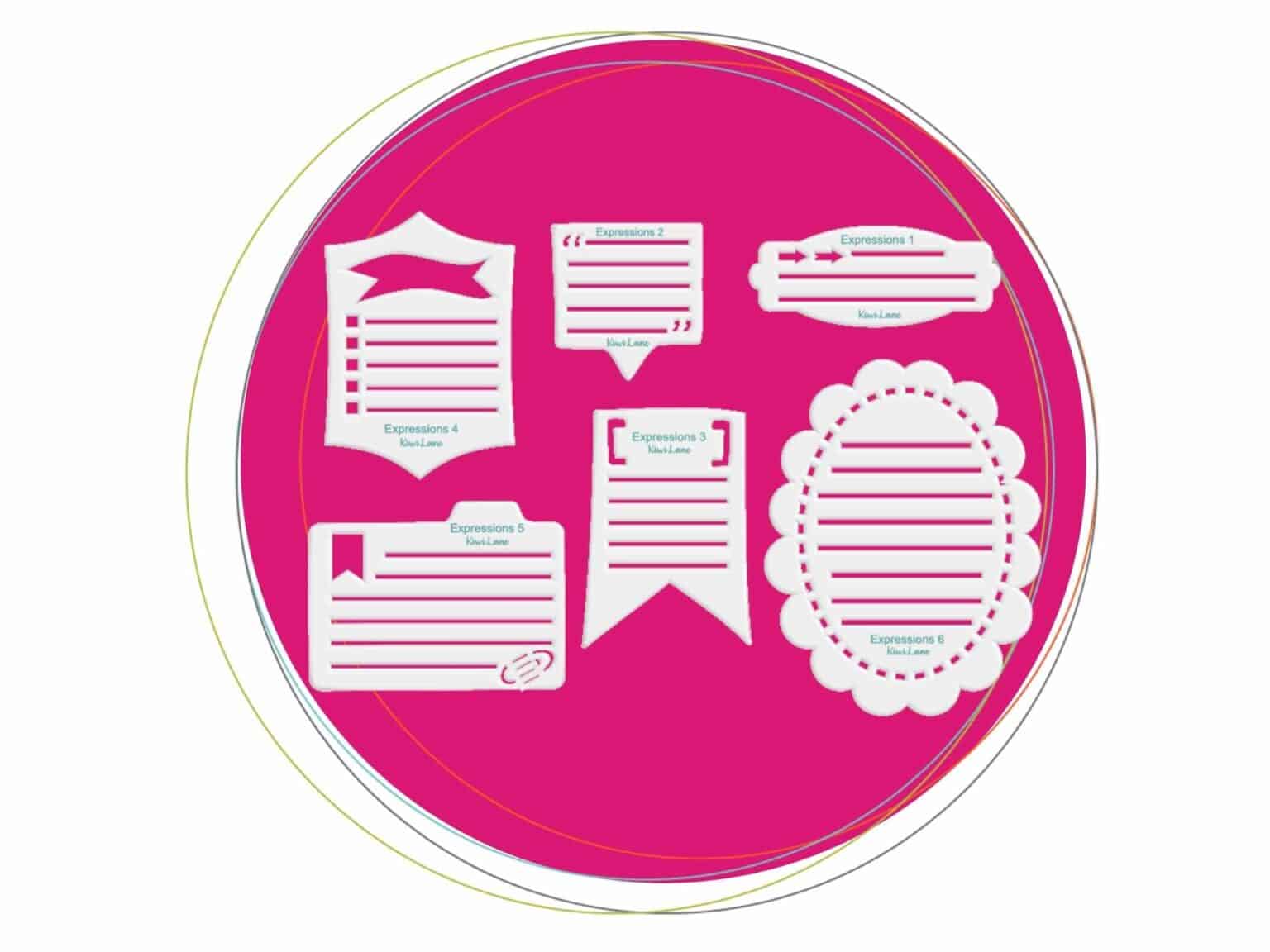 Expressions Template Set | Perfect For Journaling | Kiwi Lane Design