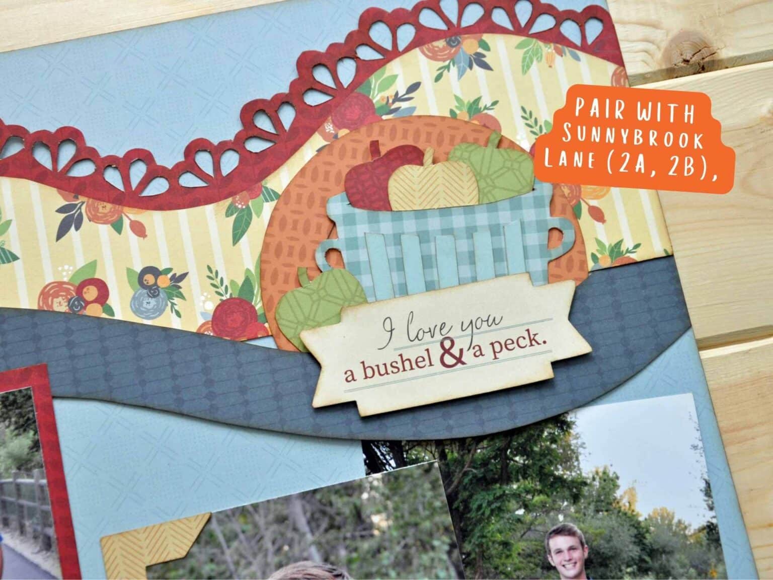 Fancy Frills Scrapbook Template For Elegant Touches