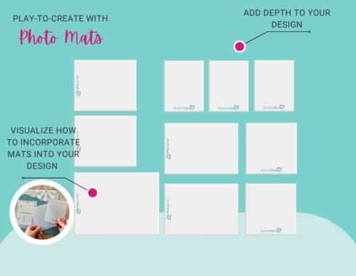 Photo Mats Placeholders | Scrapbooking Photo Frames | Kiwi Lane