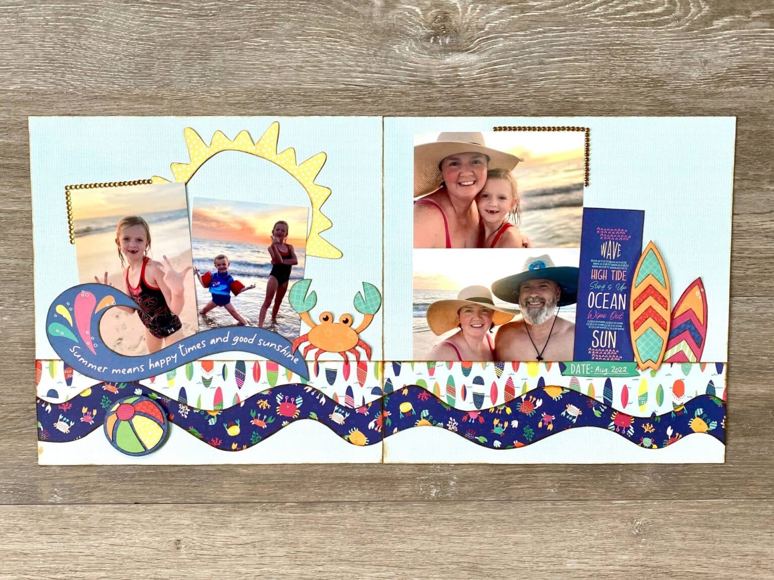 Summer Template Set | Scrapbooking & Paper Crafting For Seasonal ...