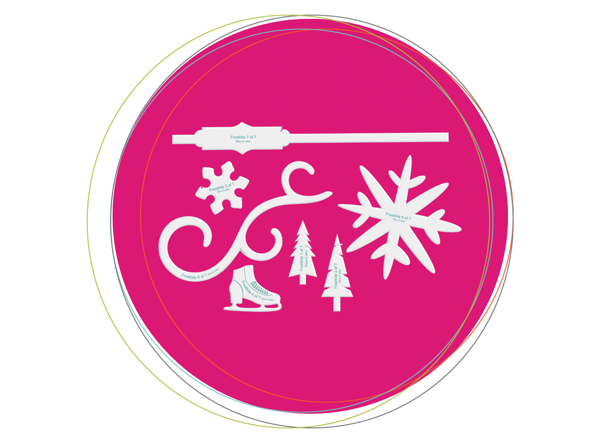 Sun 'n Fun Template Set | Scrapbooking & Summer Crafts | Kiwi Lane