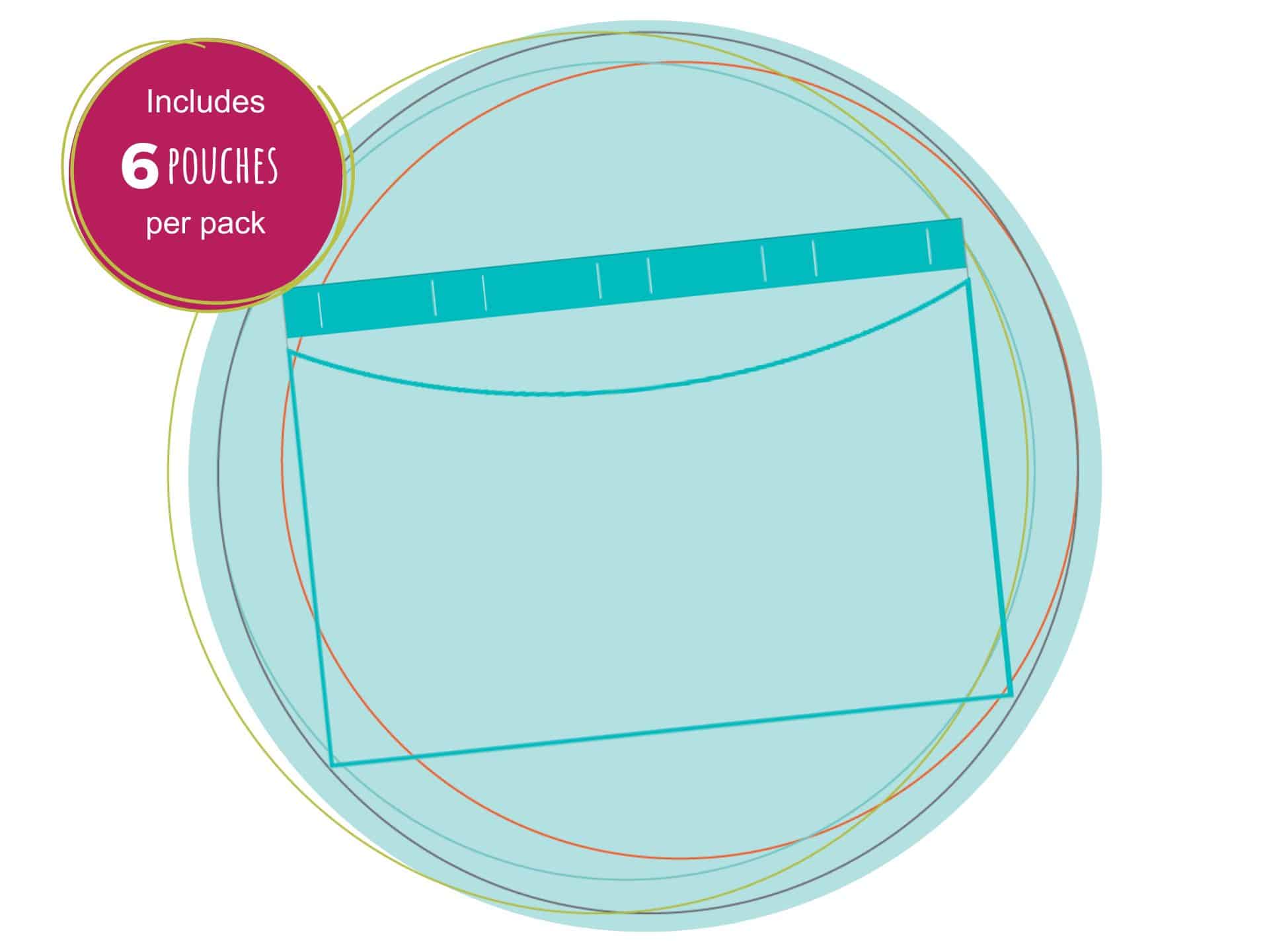 Medium 9 Pouch Pack For Scrapbooking | Organize Templates & Craft ...