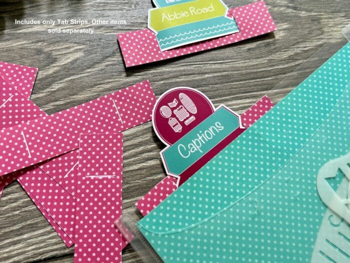 Easy Tabs Strips For Scrapbooking | Label & Organize Your Templates ...
