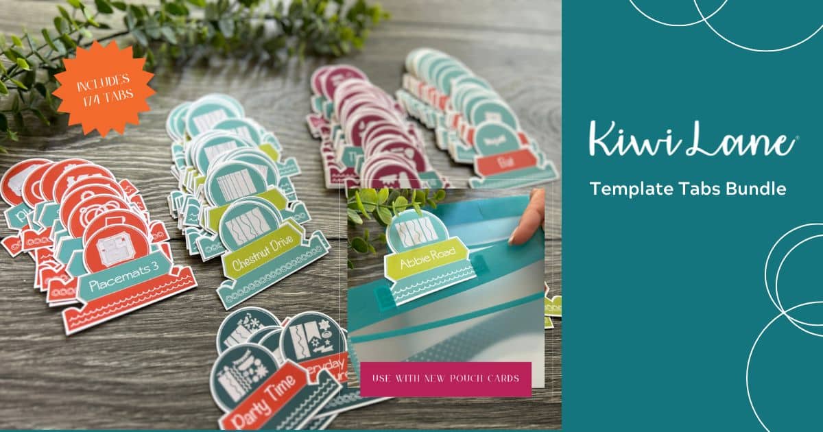 Template Tabs Bundle | Organize Your Scrapbooking Templates | Kiwi Lane