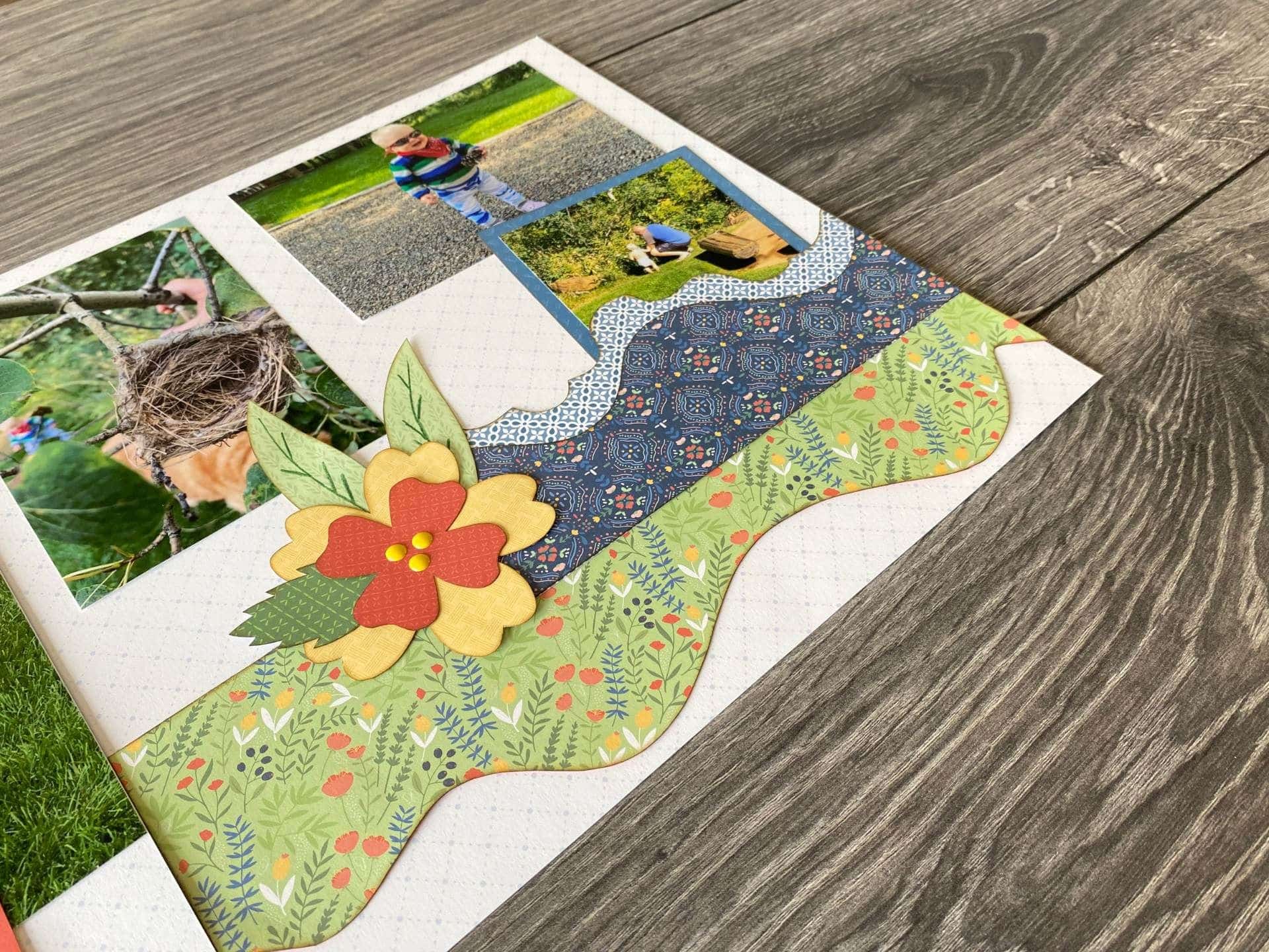Mini Riley Drive Scrapbooking Template For Charming Layouts
