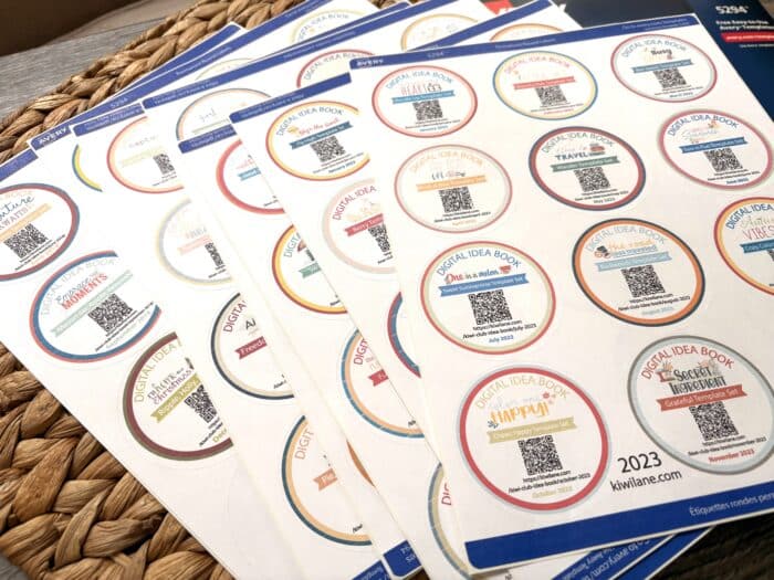 Kiwi Club Labels | Printable Labels With QR Code Access