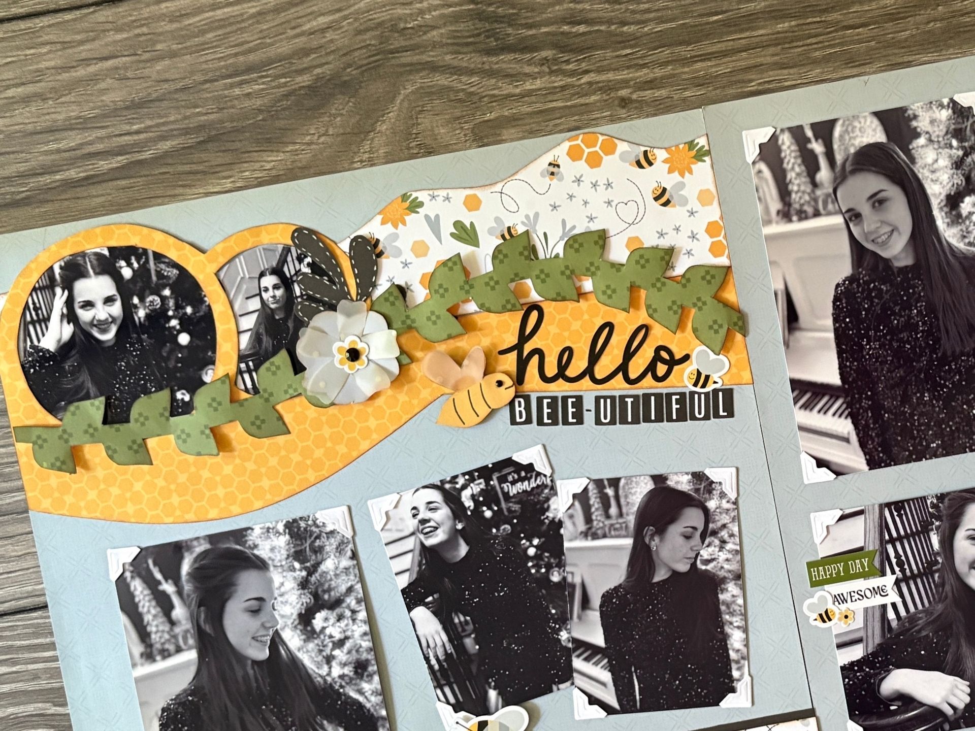 Everett Drive Border Set – Modern Scrapbook Borders With Bold Curves ...