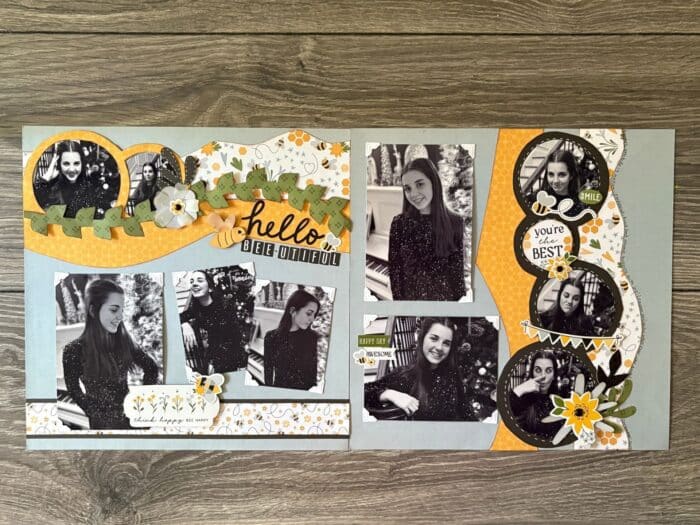 Everett Drive Border Set – Modern Scrapbook Borders With Bold Curves ...