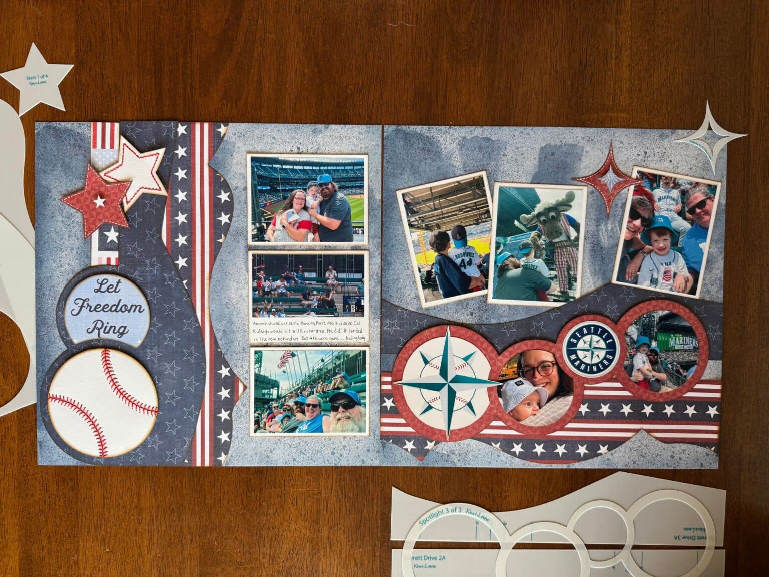Everett Drive Border Set – Modern Scrapbook Borders With Bold Curves ...