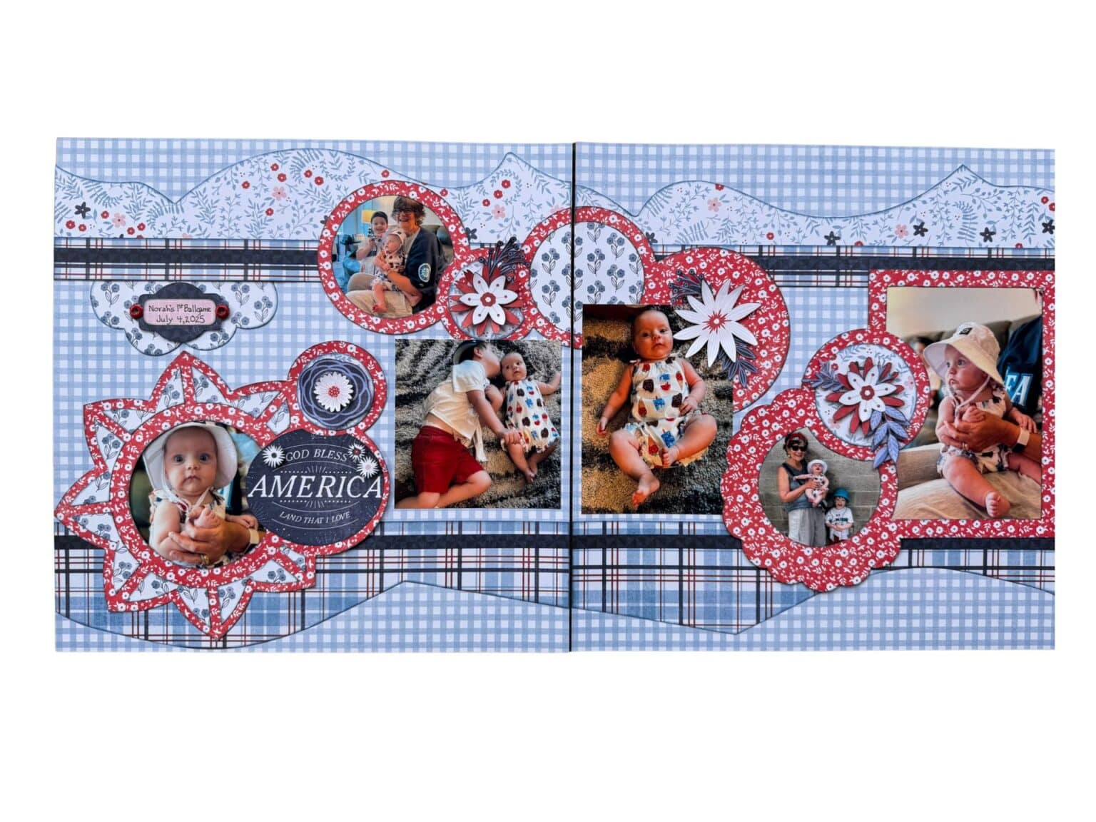 Everett Drive Border Set – Modern Scrapbook Borders With Bold Curves ...