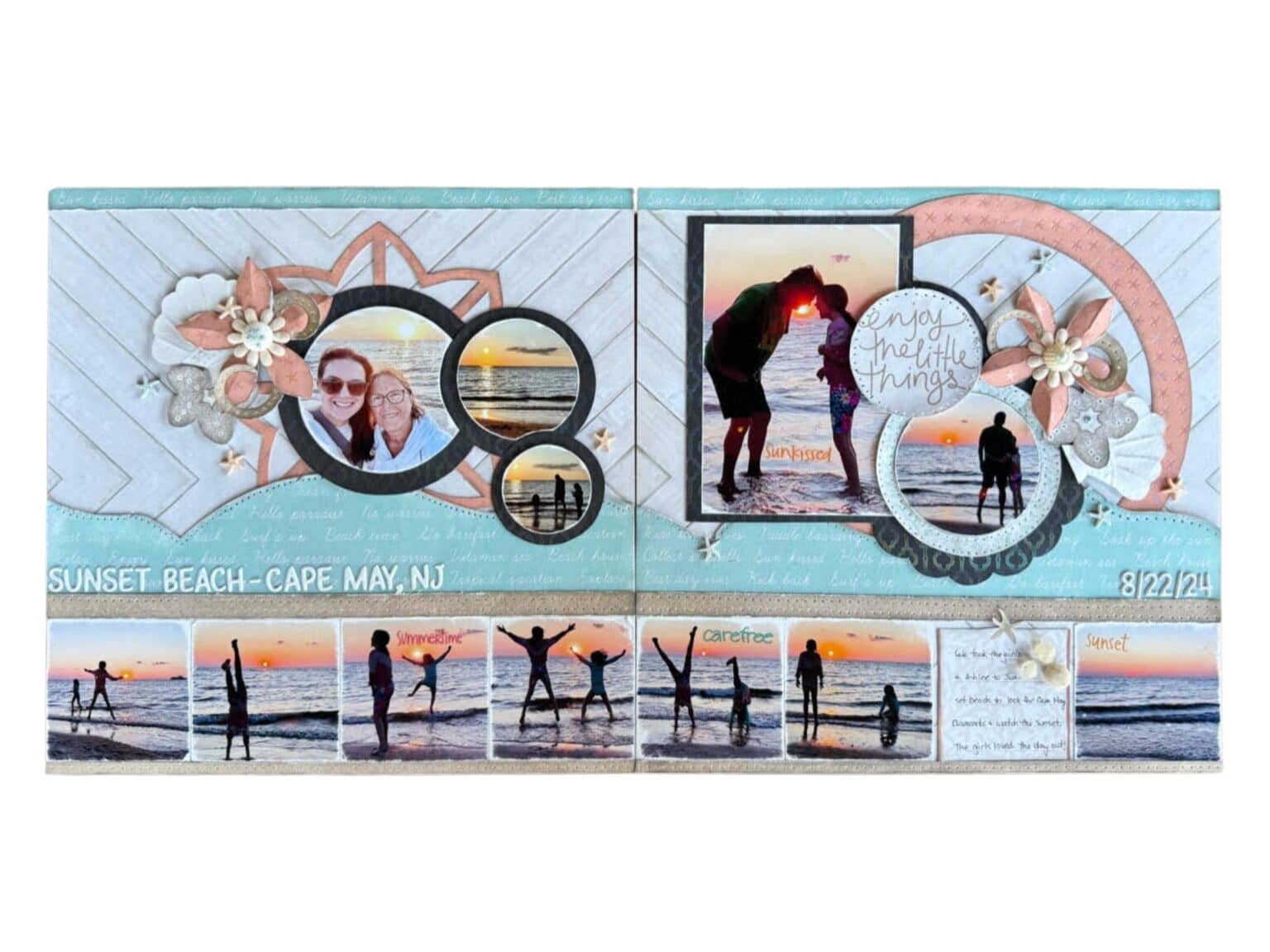 Everett Drive Border Set – Modern Scrapbook Borders With Bold Curves ...