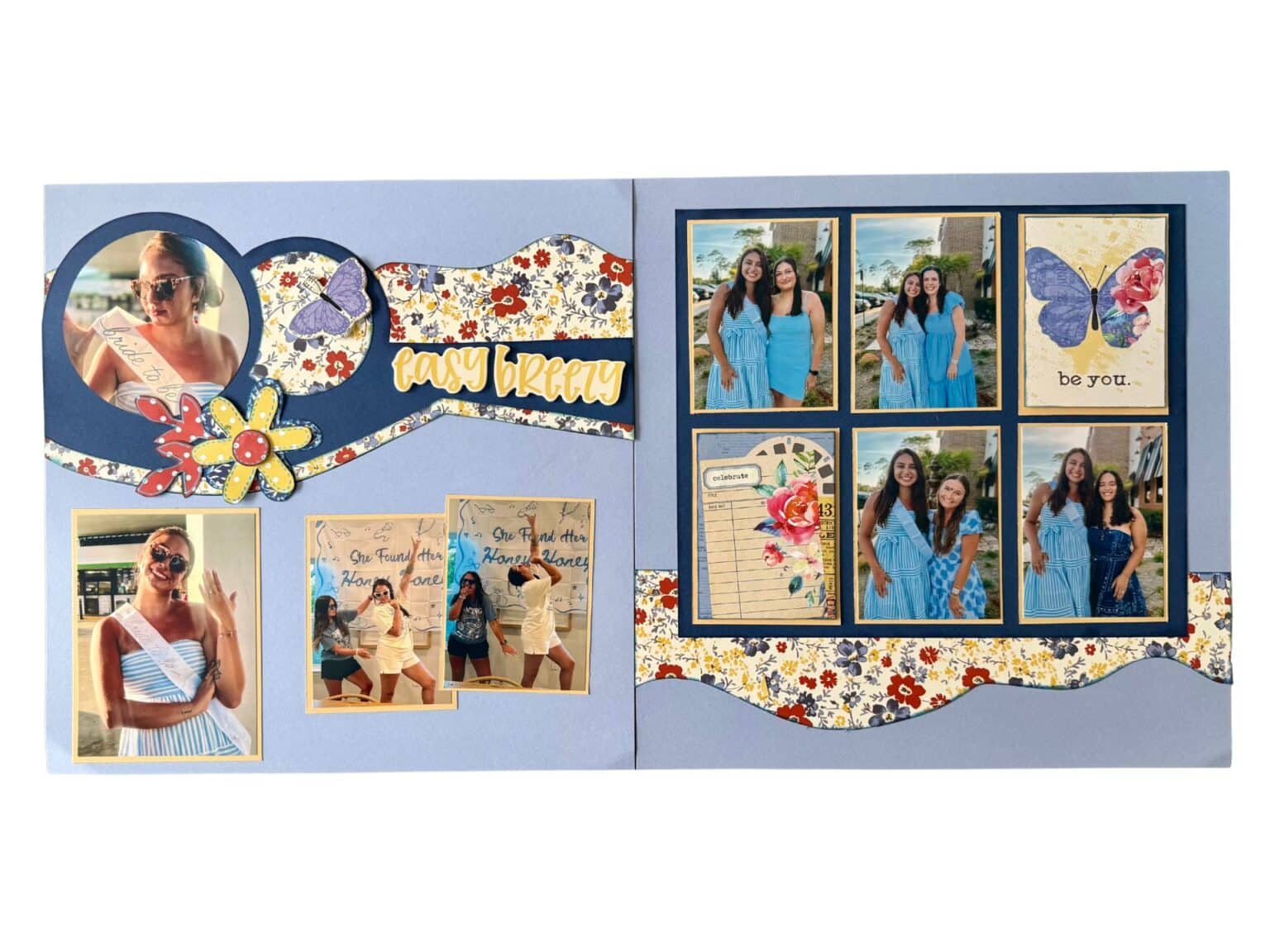 Everett Drive Border Set – Modern Scrapbook Borders With Bold Curves ...