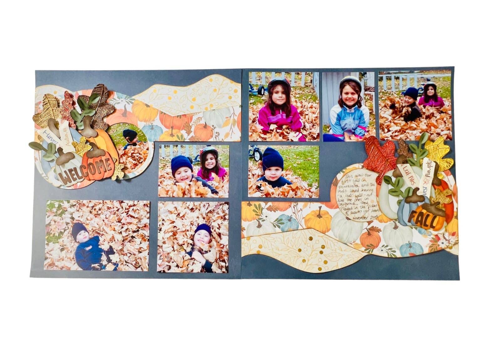 Everett Drive Border Set – Modern Scrapbook Borders With Bold Curves ...