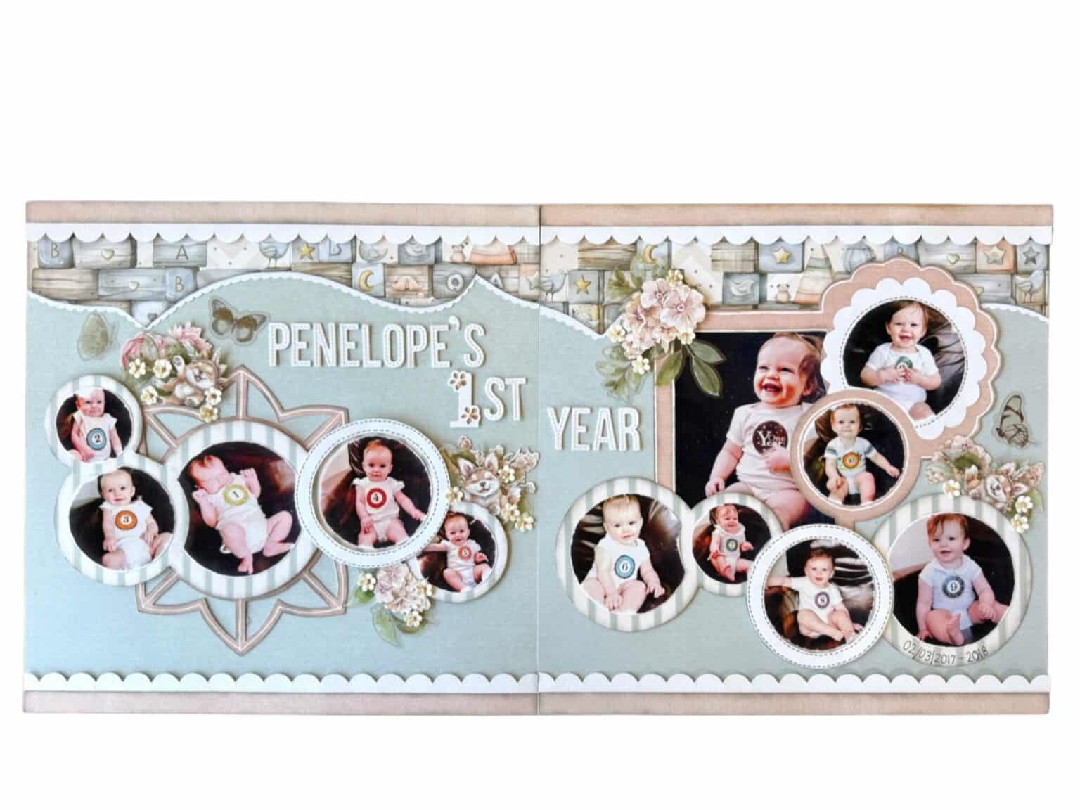 Everett Drive Border Set – Modern Scrapbook Borders With Bold Curves ...
