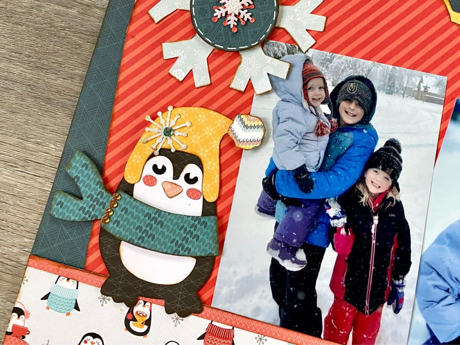 Bundle Up Winter Scrapbook Template Set - Cozy & Whimsical Designs ...